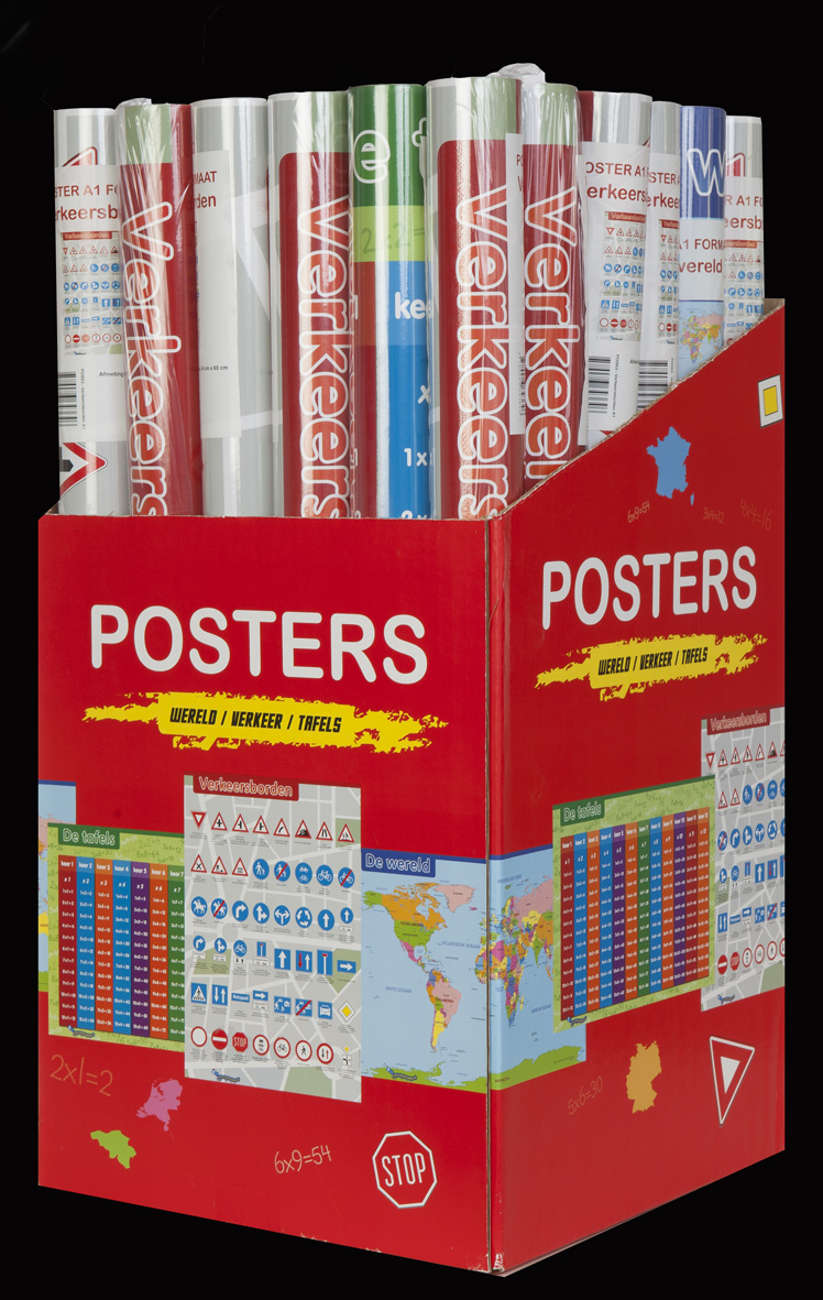 ORO Grafisch project management Carton with laminated posters